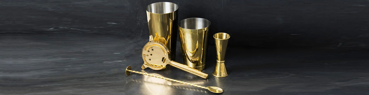Gold Finish Premium Barware Collection – Urban Bar