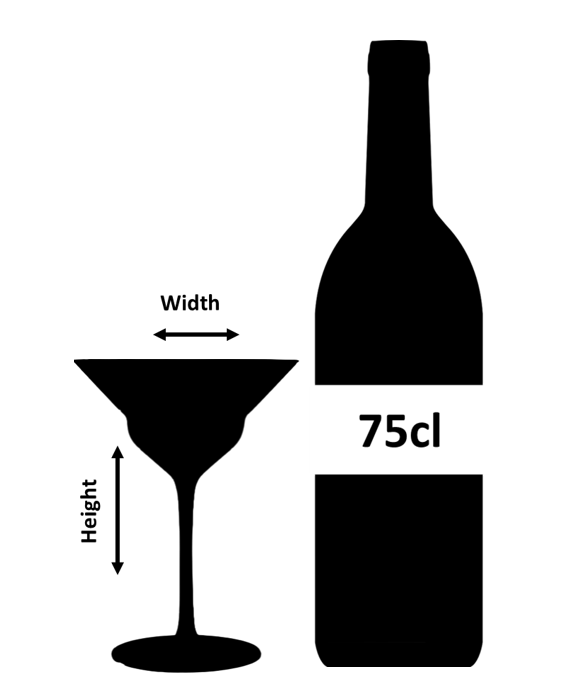 Calabrese Cocktail Martini Glass 15cl – Urban Bar